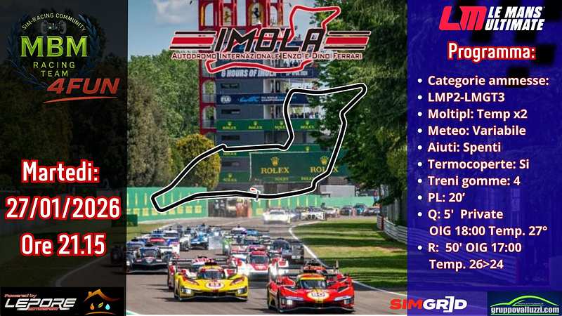MBM 4FUN IMOLA | RaceControl