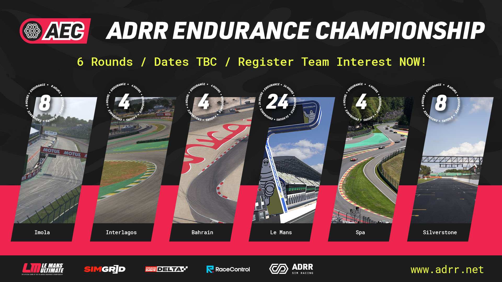 🚨 READ DESCRIPTION 🚨 8 Hours of Imola - LMU - ADRR Endurance ...