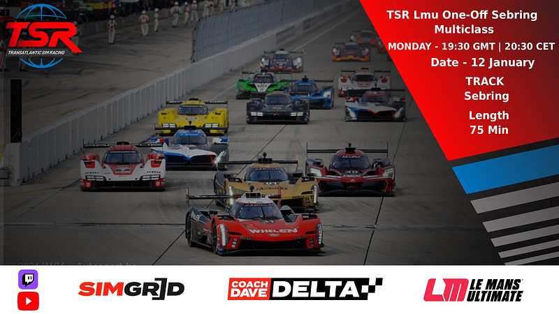 TSR LMU One-Off Sebring Multiclass | RaceControl