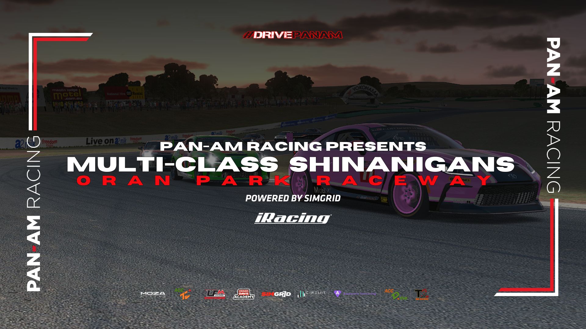 Multi-Class Shinanigans at Oran Park Raceway | Pan-Am Racing | The SimGrid