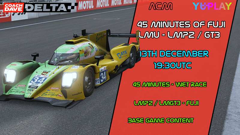 45 Minutes of Fuji - LMP2 / LMGT3 | Powered by Coach Dave Delta ...
